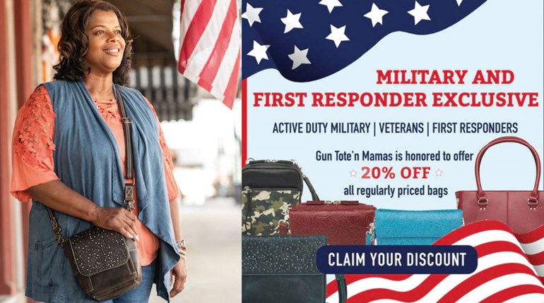NRA Women | Gun Tote'n Mamas Offers Military and First Responders Discount